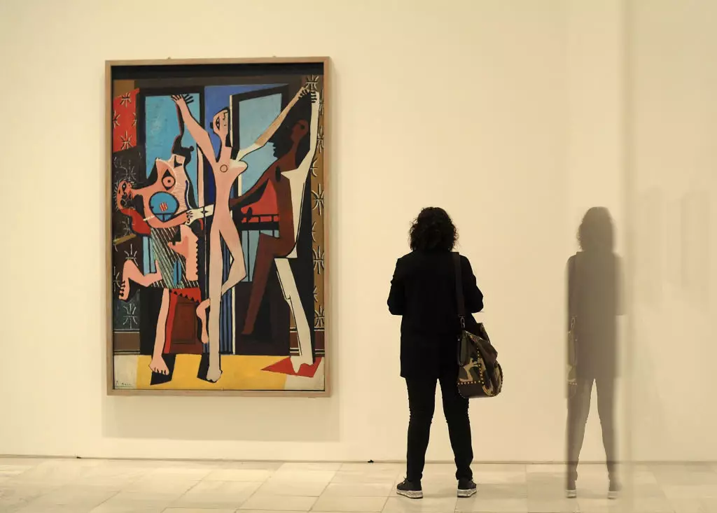 นักเต้นสามคนของ Picasso ภาพถ่ายโดย Denis Doyle / Getty Images