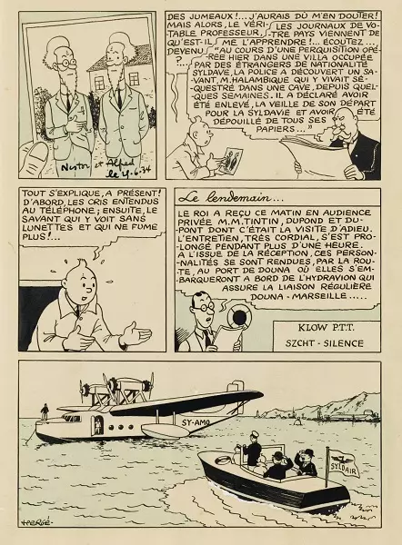 Hergé, Tintin, Le Scepter D'ottokar (1939)