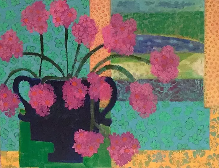 Denise Regan, Summer House (2015). Ljubaznošću Kathryn Markel Fine Arts.