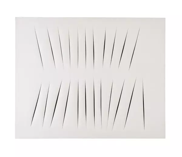 Fontana Concetto Spaziale Attese (1965)