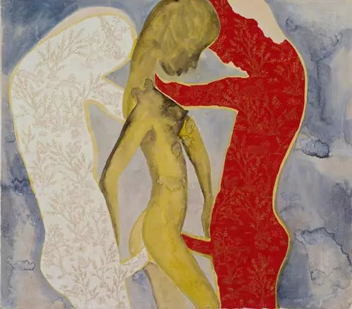 Francesco Clemente, Nta Byondo, Nta Lotusi, 2013-2014, ibara ry'amazi na miniature ku mpapuro zakozwe n'intoki. Tuyikesha umuhanzi.