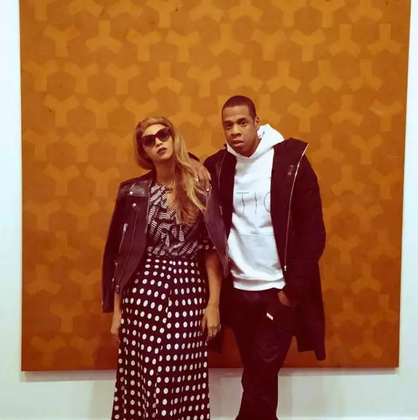 Beyoncé i Jay Z Take Frieze, poziraju s Mona Lizom