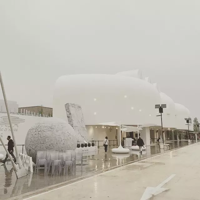 Pavilion ndị Korea dị na Expo Milano. Foto: luke_l_l, site na Instagram.