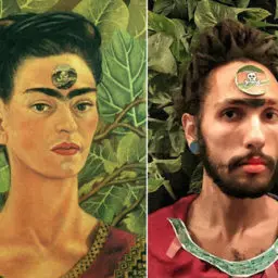 Mafaufau i le Oti (1943), saunia e Frida Kahlo ma Fools Do ArtAta e ala mai: Fools Do Art