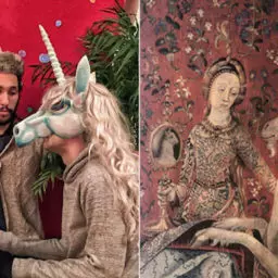 Lady ve Unicorn: Sight (c. 1500)Fotoğraf: Fools Do Art