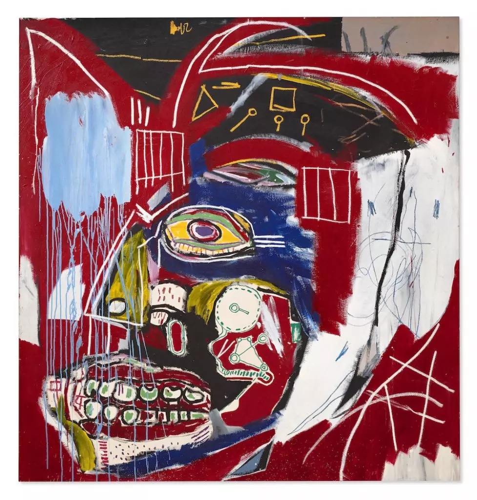 Jean-Michel Basquiat, Dalam Kes Ini (1983). Imej ihsan Christie's Images Ltd.