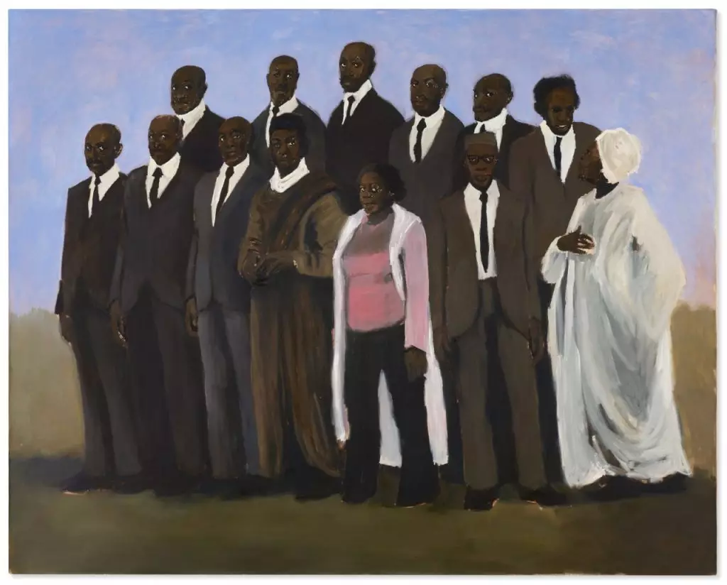 Lynette Yiadom-Boakye, Diplomácia III (2009). A Christi's Images, Ltd. jóvoltából.