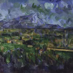 Paul Cézanne, Mont Sainte-Victoire (1902–06). Fotó: a Philadelphiai Művészeti Múzeum jóvoltából.