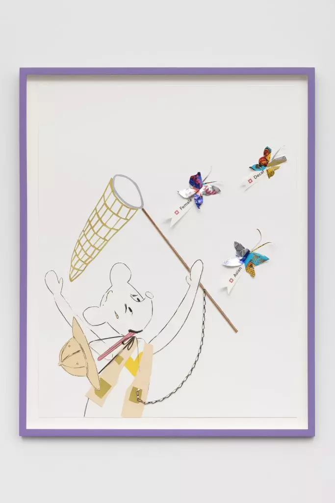 Simon Fujiwara, Who’s Transformation; (Butterfly Catcher I) (2021). Ευγενική προσφορά της Esther Schipper.