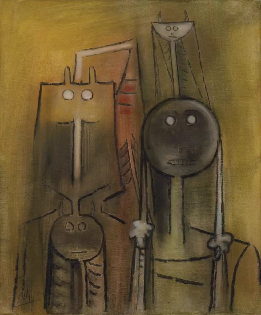 Viu ara a les subhastes d'Artnet: aquesta magistral pintura de Wifredo Lam captura la riquesa del patrimoni modernista cubà 4204_1