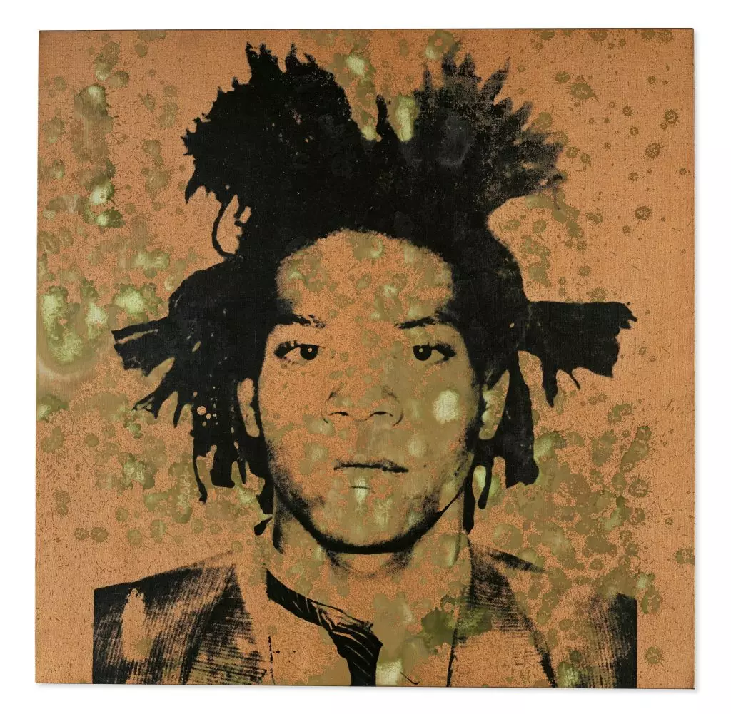 Andy Warhol, Jean-Michel Basquiat (1982). كرىستىنىڭ رەسىملىرى چەكلىك شىركىتى تەمىنلىگەن.