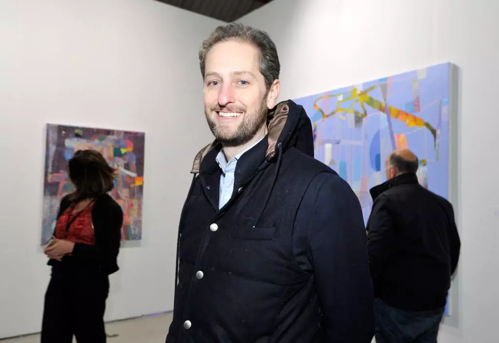 Noah Horowitz besicht d'ALAC Premiere 10th Anniversary Edition Opening Night am Barker Hangar den 13. Februar 2019 zu Santa Monica, Kalifornien. (Foto vum John Sciulli / Getty Images fir Art Los Angeles Contemporary)