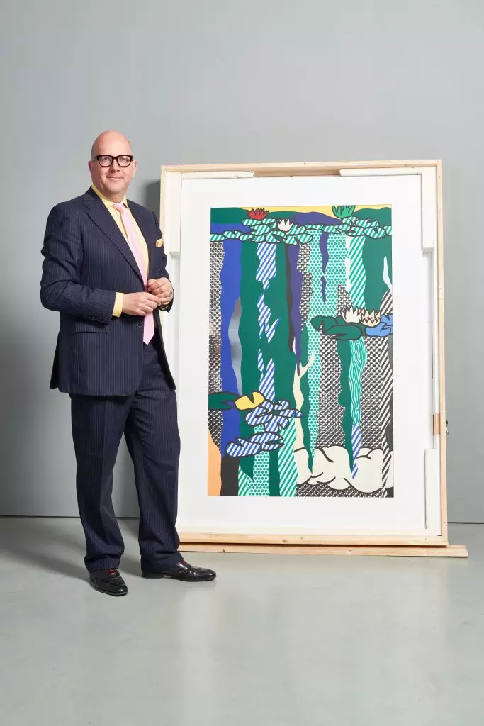 Philip Hoffman, oprichter en CEO van de Londense Fine Art Group. Foto met dank aan de Fine Art Group.