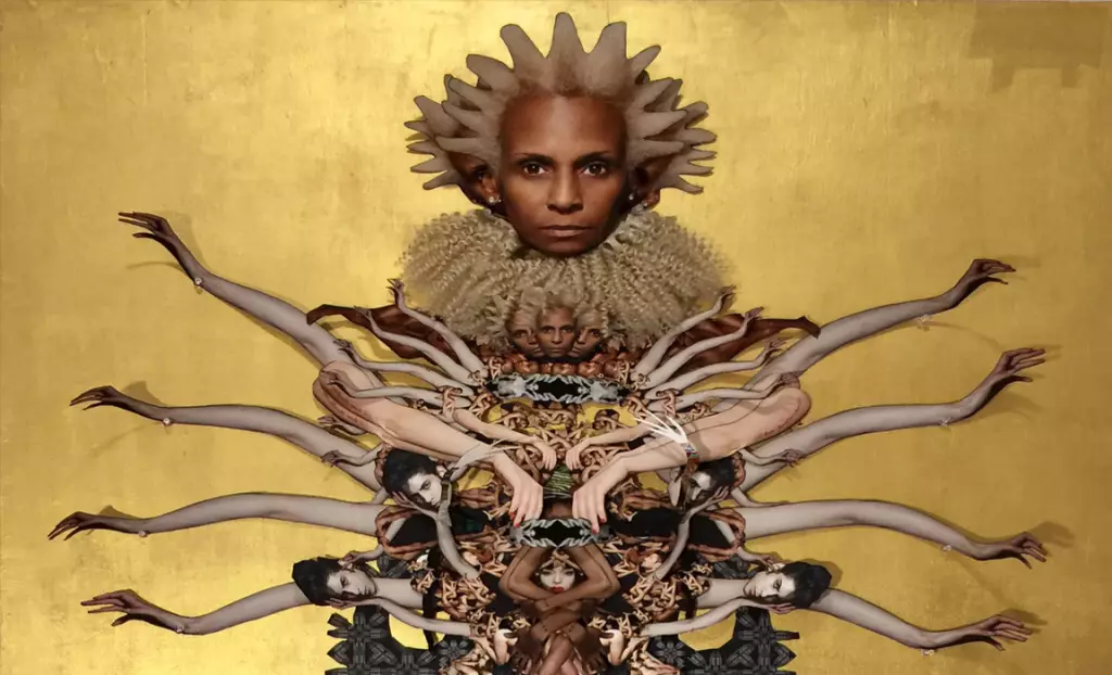 U-Renee Cox, Ukufana Koqobo Kwesithombe ozishuthe sona (2016). Ngokuhlonishwa kwe-Hannah Traore Gallery, eNew York.