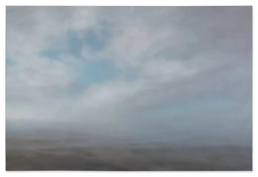 Gerhard Richter Paisaxe mariña (1975). Foto: Sotheby's.