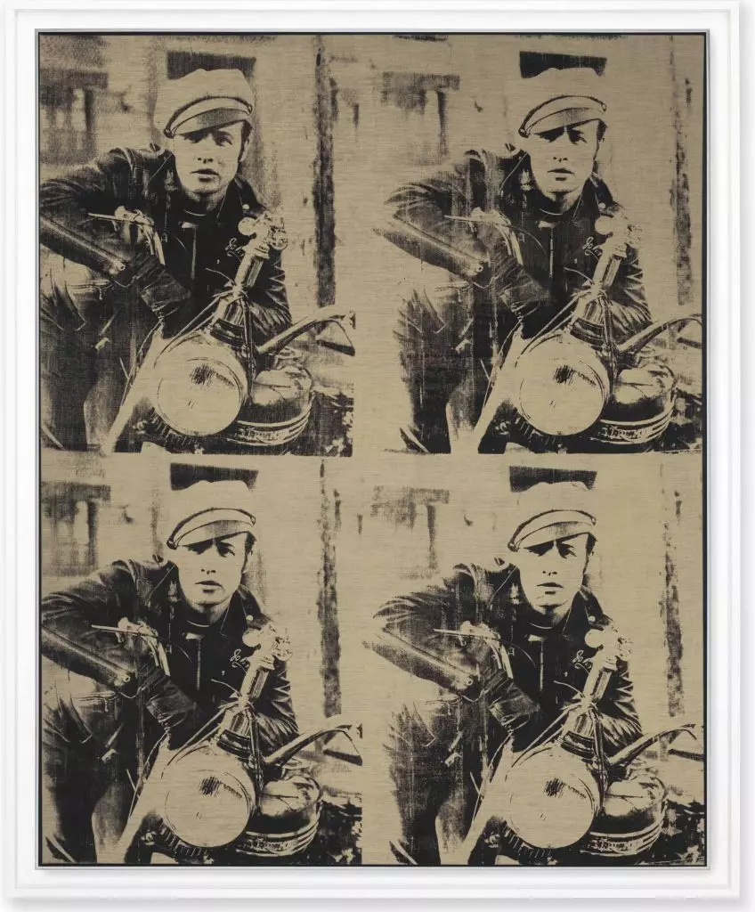 Andy Warhol, Quatre Marlons (1966). Avec l'aimable autorisation de Christie's Images, Ltd.