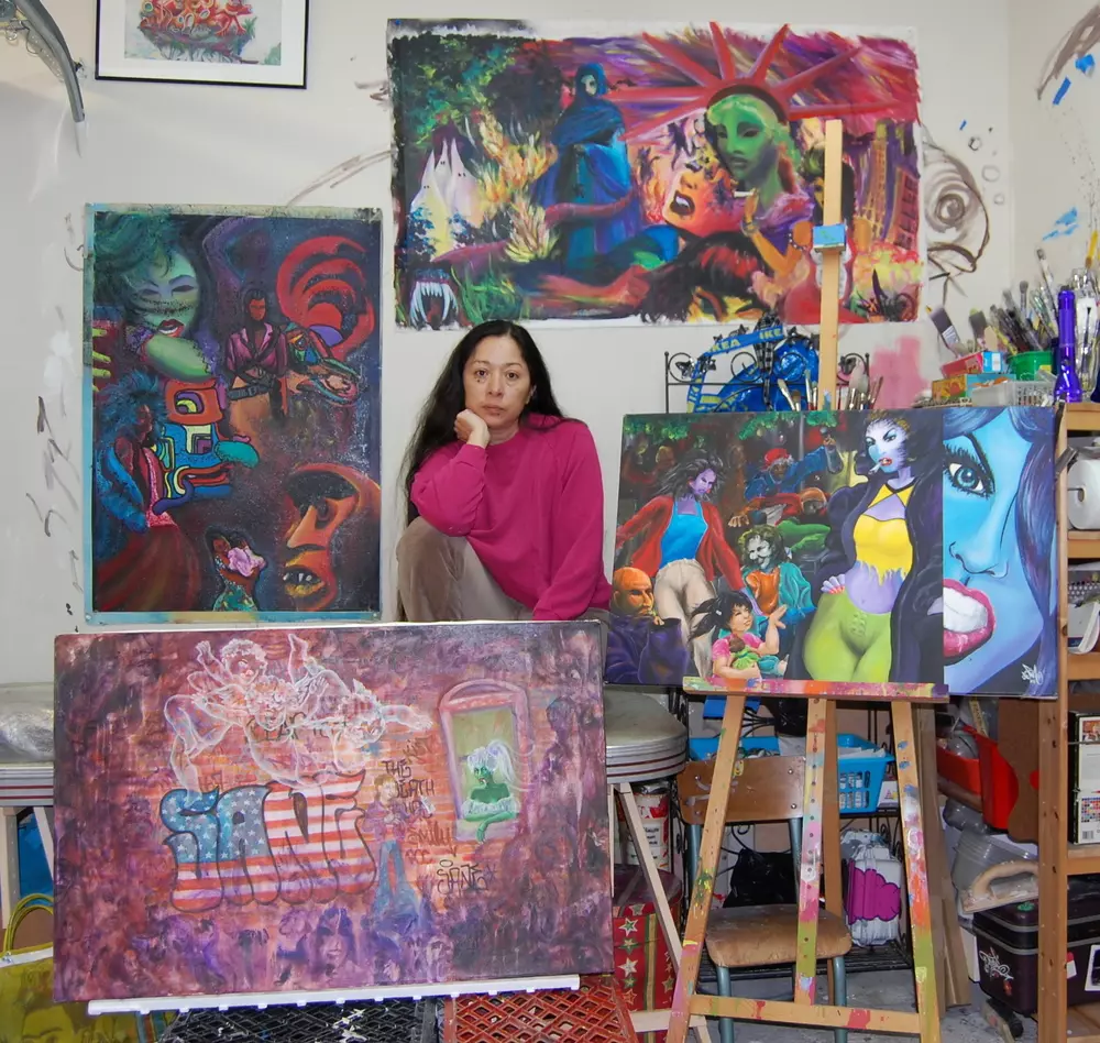 'Ya era hora': la pionera del arte callejero Lady Pink explica por qué está pintando monumentos a las leyendas olvidadas del graffiti