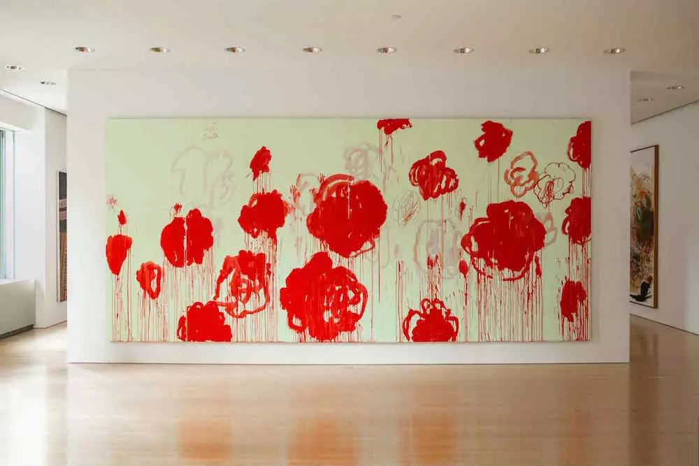 ሳይ Twombly፣ ርዕስ የሌለው (2007)። የምስል ጨዋነት Sotheby's