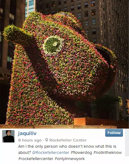 Koons Sculpture Leaves Rockefeller Center Crowds Koonsfused