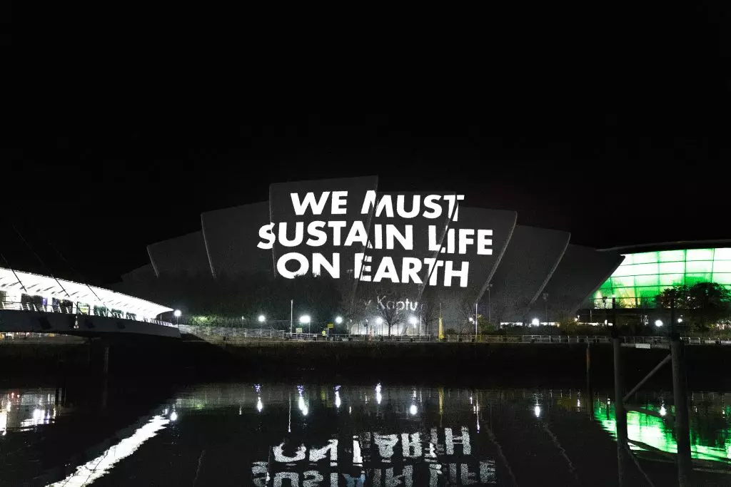 In Pictures: Jenny Holzer, Cornelia Parker, and Other Artists Call for Urgent Climate Action at the COP26 Summit in Glasgow 5025_6