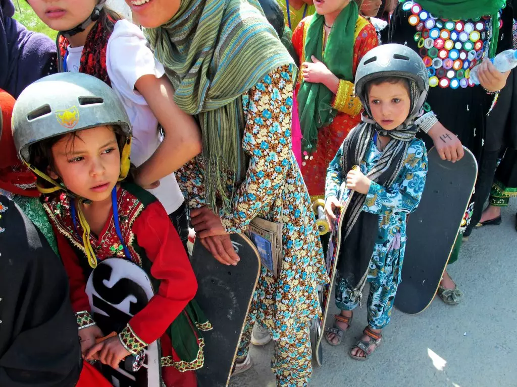 Sa maayong kabubut-on sa The Skateroom. © Rhianon Bader, Afghanistan.