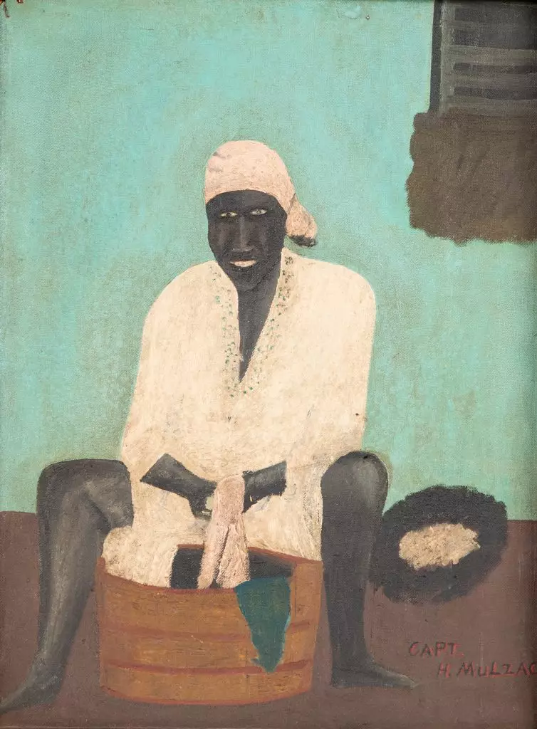 Hugh Mulzac, domaća perica. Ljubaznošću American Folk Art Museum, New York.