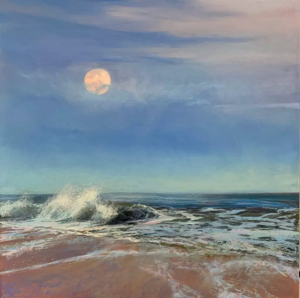 Jeanne Rosier Smith, Bonne nuit Lune. Avec l'aimable autorisation de Susan Powell Fine Art.