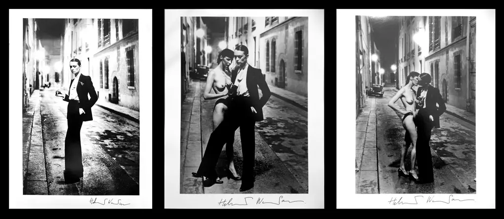 Rue Aubrot, Yves St Laurent, triptyykki (1975) ONGalleryn luvalla.