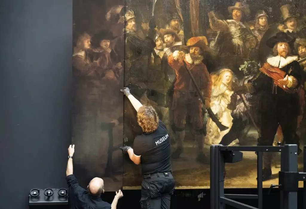 Proses rekonstruksi. Foto: Rijksmuseum/Reinier Gerritsen.