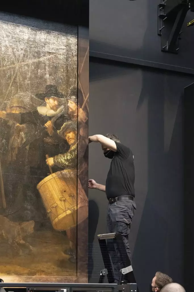 Le processus de reconstruction. Photo : Rijksmuseum/Reinier Gerritsen.