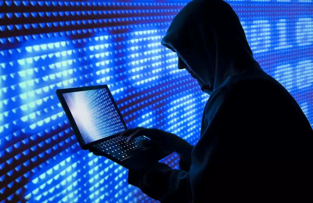 Cyber Attack Crime. Chithunzi chojambulidwa ndi Bill Hinton mothandizidwa ndi Getty Images.