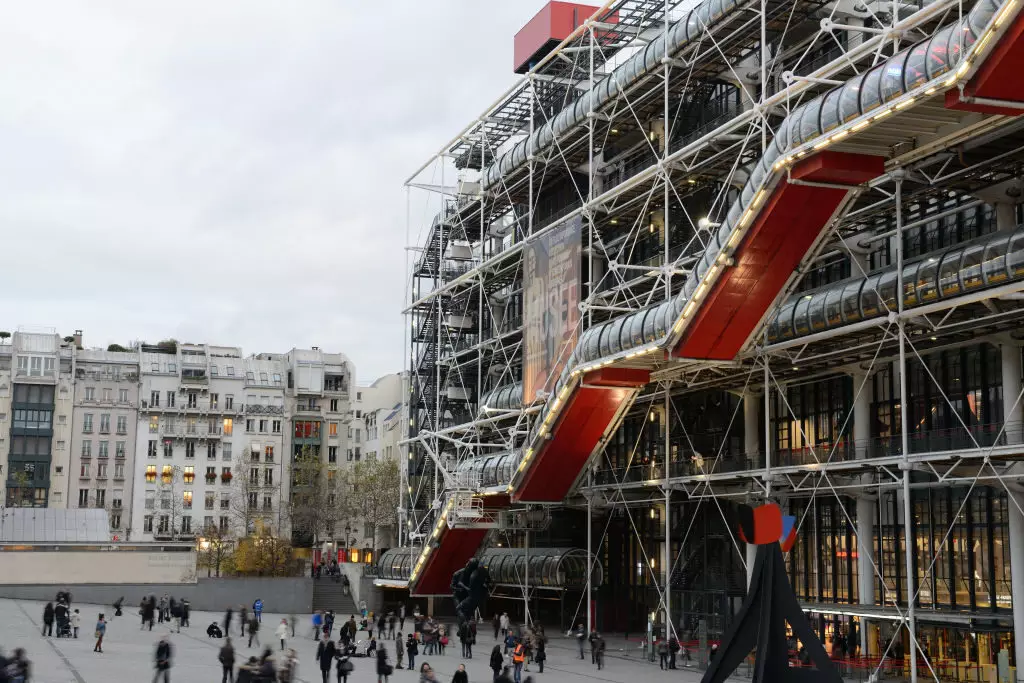 Parisdə Georges Pompidou Mərkəzi, 2015. Foto: Frédéric Soltan/Corbis Getty Images vasitəsilə.