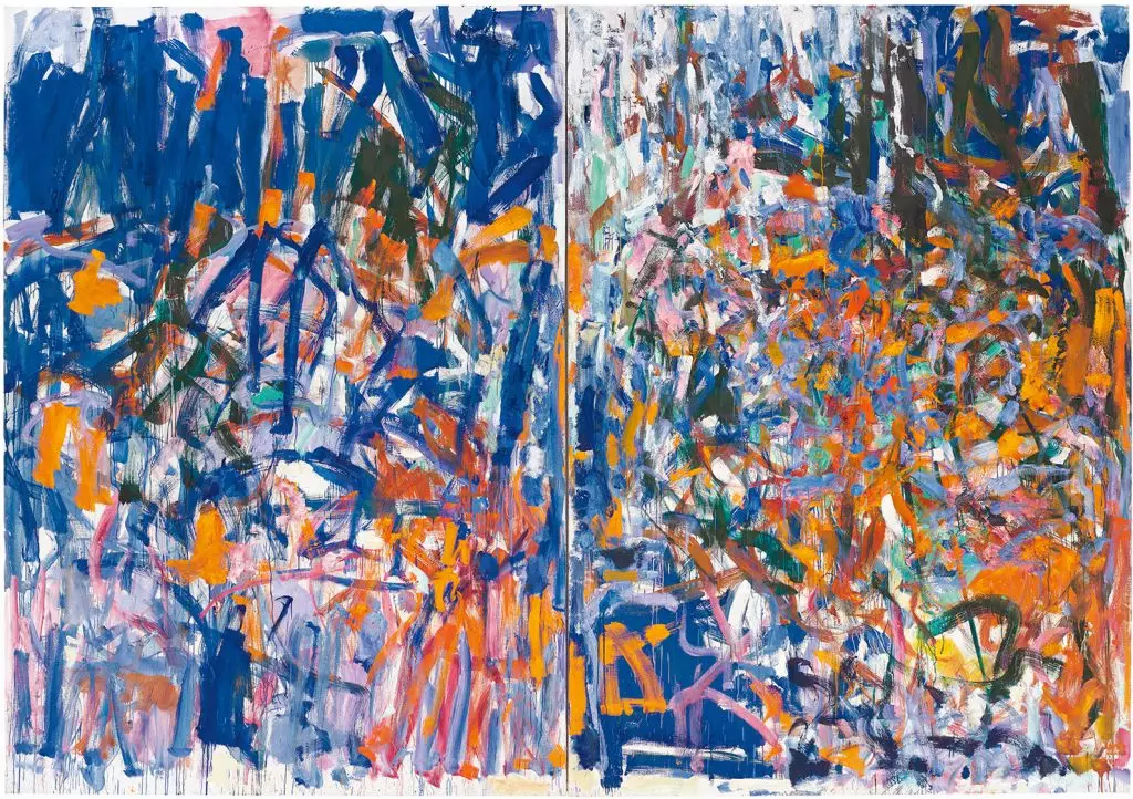 Joan Mitchell, Weeds (1976). Ian Lefebvre'i foto Ontario kunstigalerii jaoks; irshhorni muuseumi ja skulptuuriaia kollektsioon, Smithsoniani instituut, Washington, D.C., Joseph H. Hirshhorni kingitus; ©Joan Mitchelli vald.