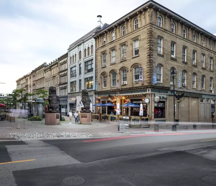 Kampus Granville Street na Visoki šoli za umetnost in oblikovanje Nova Scotia. Z dovoljenjem NSCAD.