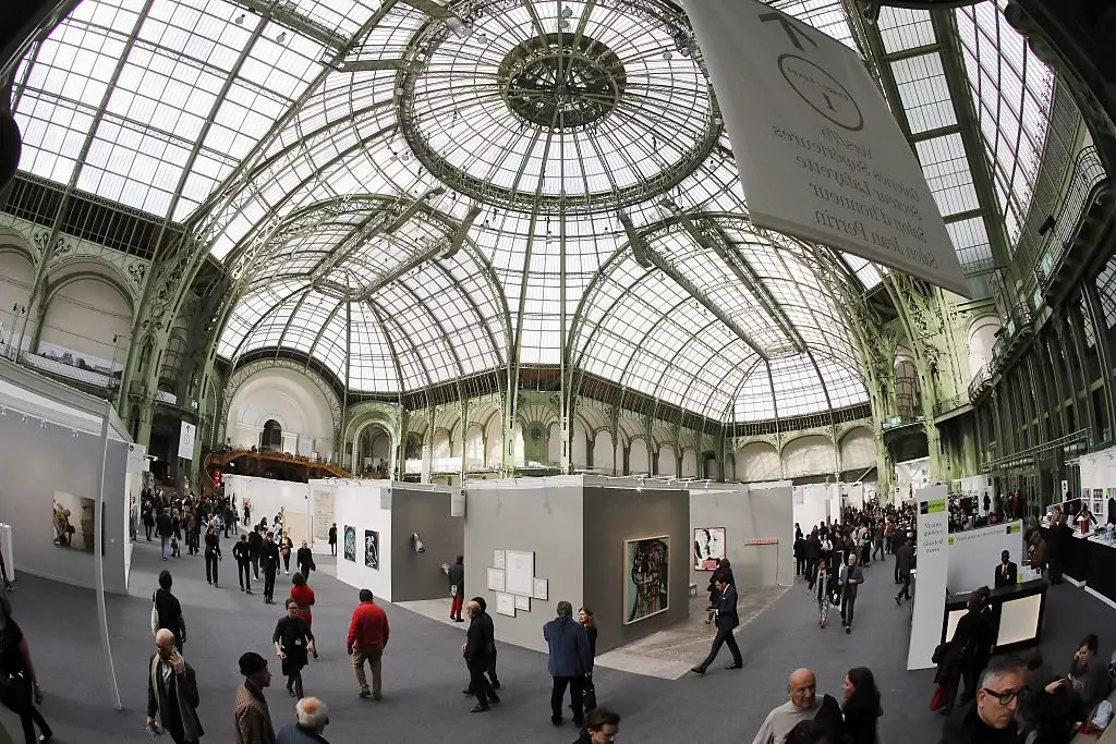 Grand Palais di dema FIAC de. Wêne: FRANCOIS GUILLOT/AFP/Getty Images.