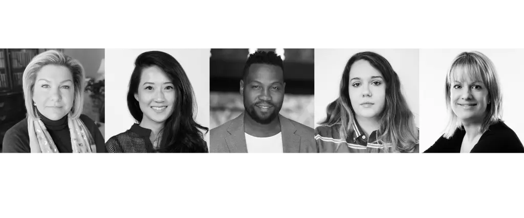 Ndị otu anyị si n'aka ekpe: Caroline Sayan, Annie Wang, Sean Green, Tatiana Berg, Louise Hamlin.