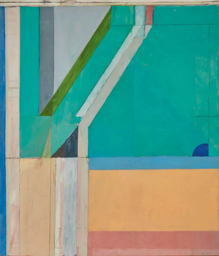 Richard Diebenkorn, Ocean Park No. 40, (1971). Courtesy of Sotheby's.