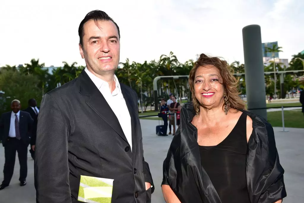 Patrik Schumacher ja Zaha Hadid aastal 2015. Foto Sean Zanni, ©Patrick McMullan.