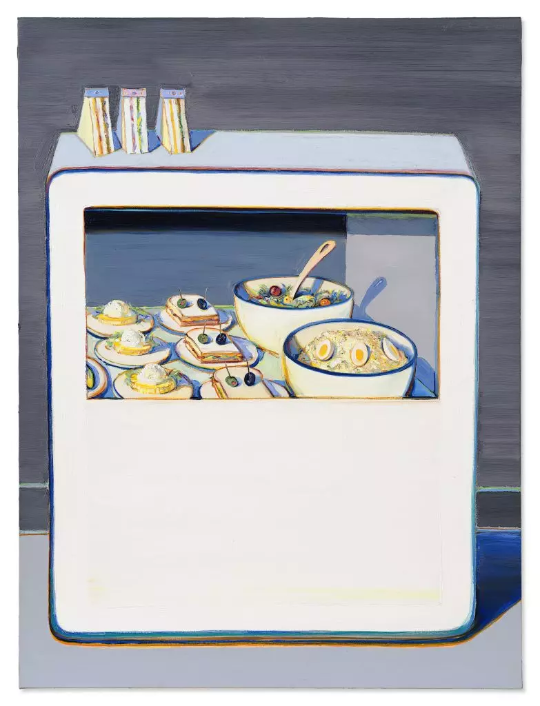 Wayne Thiebaud, Little Deli (2001). Z dovoljenjem Christie's Images, Ltd.