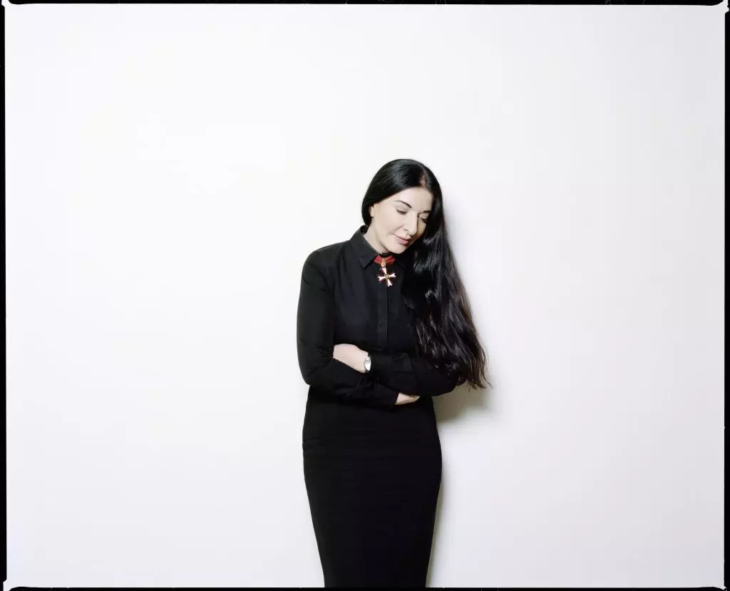 Marina Abramovic, 2012. Grianghraf: Elsa Okazaki.