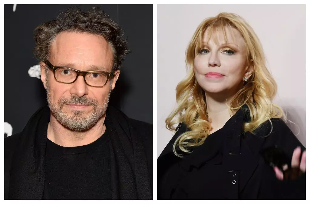 Marco Brambilla ndi Courtney Love. Zithunzi mwachilolezo cha Getty Images.