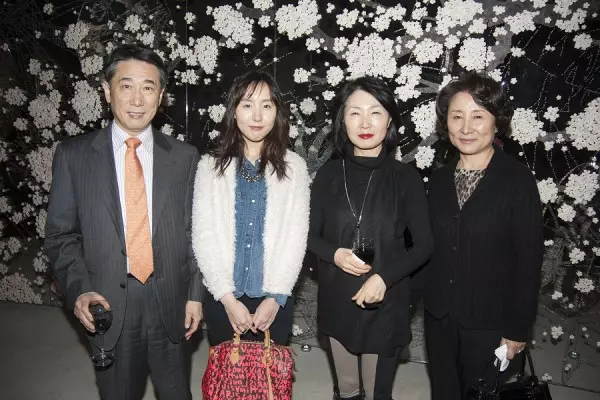 Ambassador Oh Joon, Jane Oh, Ran Hwang, Kim Miri © Patrick McMullan