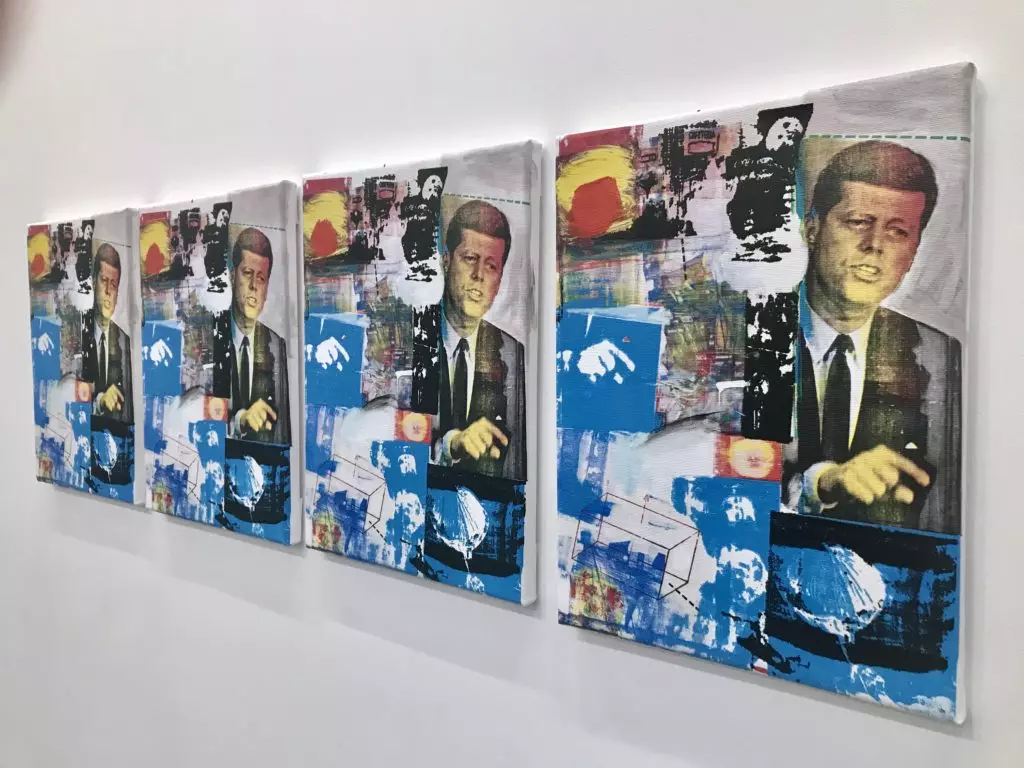 Eric Doeringer, Robert Rauschenberg, 2019. Zdjęcie: Tim Schneider.