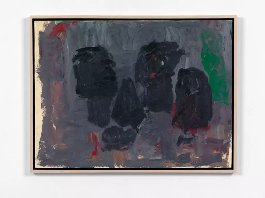 Philip Guston, Gli attori V (1962). Foto: Todd White. © La tenuta di Philip Guston Per gentile concessione della tenuta e Hauser & Wirth.