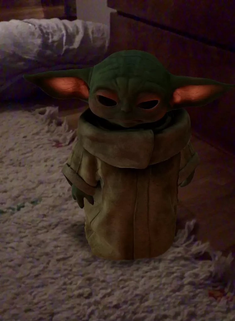 Gure istorio nagusirako garrantzirik gabea, baina Baby Yoda bat.