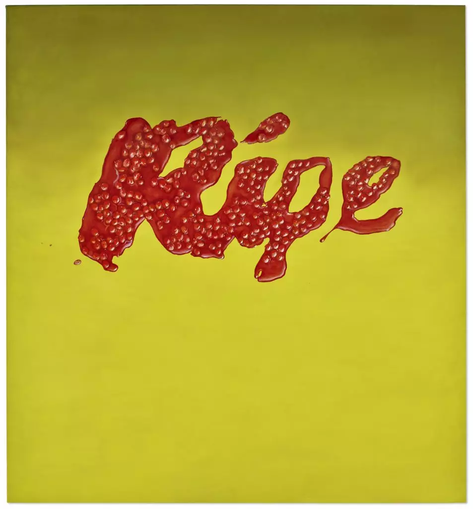 Ed Ruscha, Ripe (1967). Me mirësjellje të Christie's Images, Ltd.