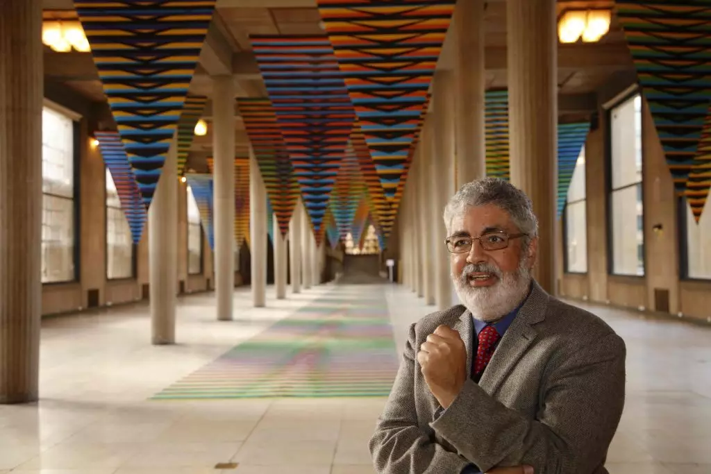 Carlos Cruz-Diez Jr. Directeur van het Atelier Cruz-Diez, Parijs @ Atelier Cruz-Diez Parijs / Foto: ECL © Carlos Cruz-Diez / Bridgeman Images 2021.