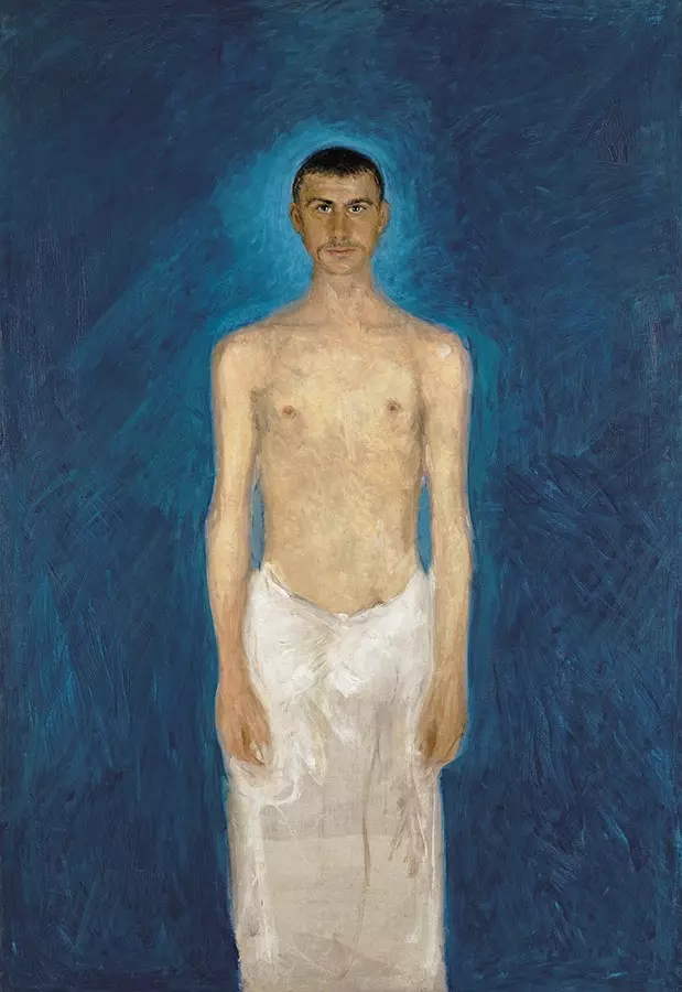 Richard Gerstl, Semi-Nude Self-Portrait (1902–04). Sa kagandahang-loob ng Leopold Museum, Vienna.