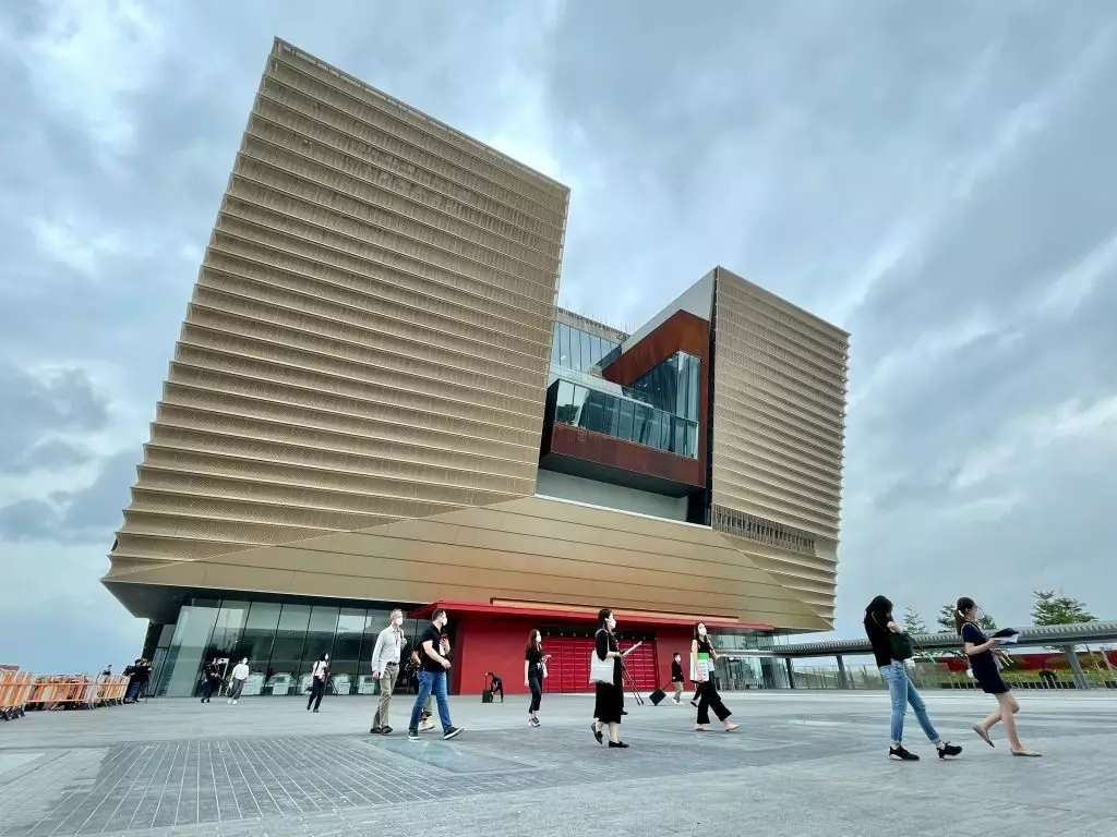 Hongkonské palácové múzeum. (Foto od Li Zhihua/China News Service cez Getty Images)