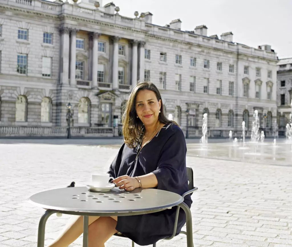 Touria El Glaoui, osnivačica sajma 154: Sajam suvremene afričke umjetnosti. Fotografija: © Victoria Birkinshaw, ljubaznošću 154.